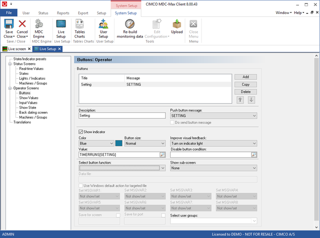 CIMCO MDC-Max v8 Configuration Guide